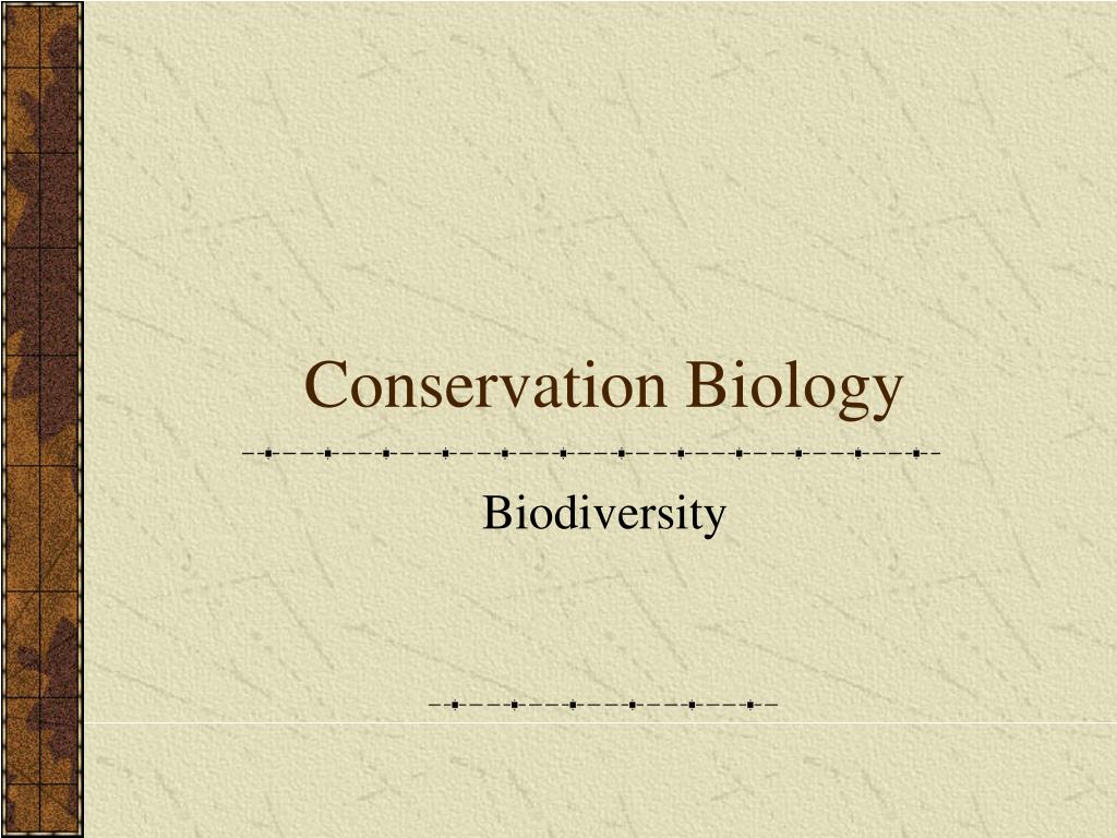 PPT - Conservation Biology PowerPoint Presentation, free download - ID ...