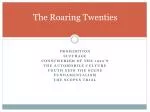 PPT - THE ROARING TWENTIES PowerPoint Presentation, free download - ID ...
