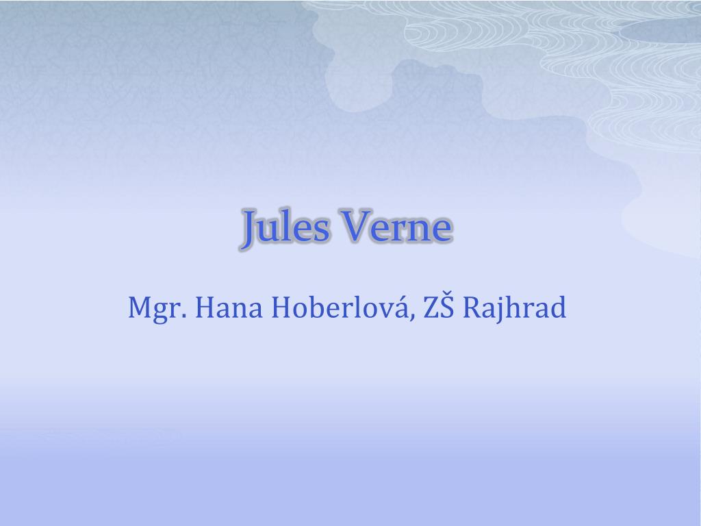 PPT - Jules Verne PowerPoint Presentation, free download - ID:2997842