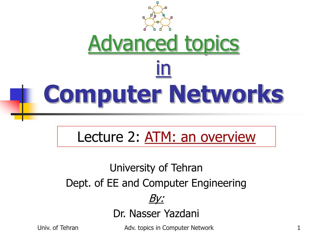 PPT - Advanced topics in Computer Networks PowerPoint Presentation ...
