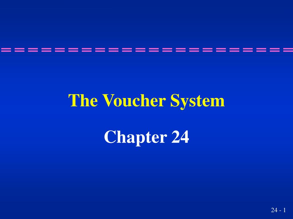 PPT - The Voucher System PowerPoint Presentation, free download - ID ...