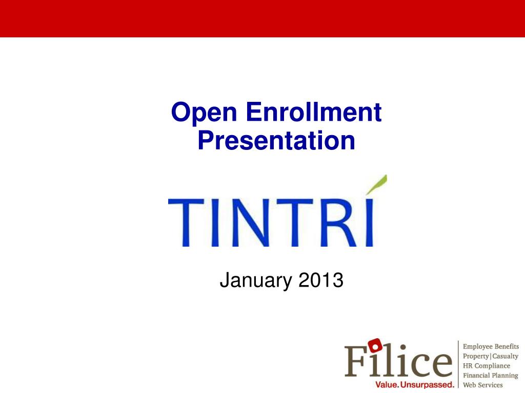 PPT - Open Enrollment Presentation PowerPoint Presentation, free ...