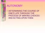 PPT - AUTONOMY PowerPoint Presentation, free download - ID:1227820
