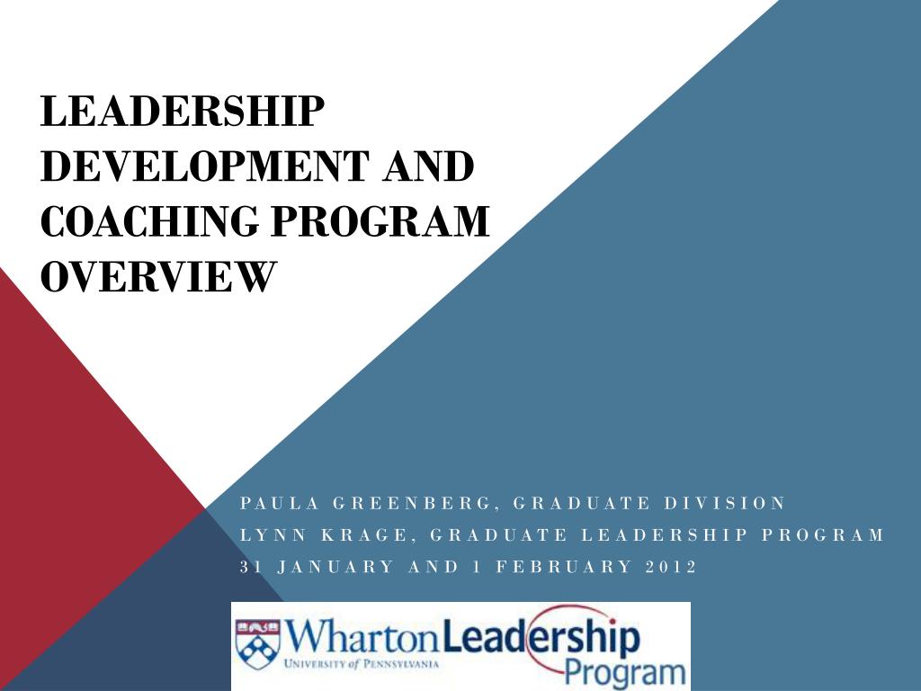 PPT - Leadership Development and Coaching Program Overview PowerPoint ...