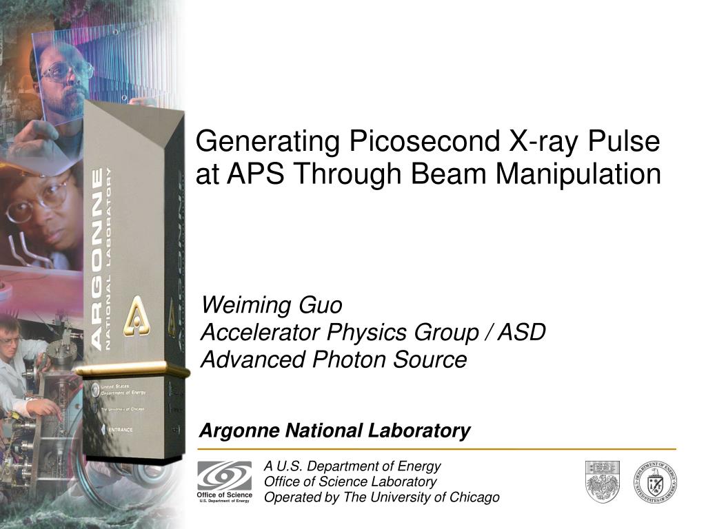 PPT - Generating Picosecond X-ray Pulse at APS Through Beam ...