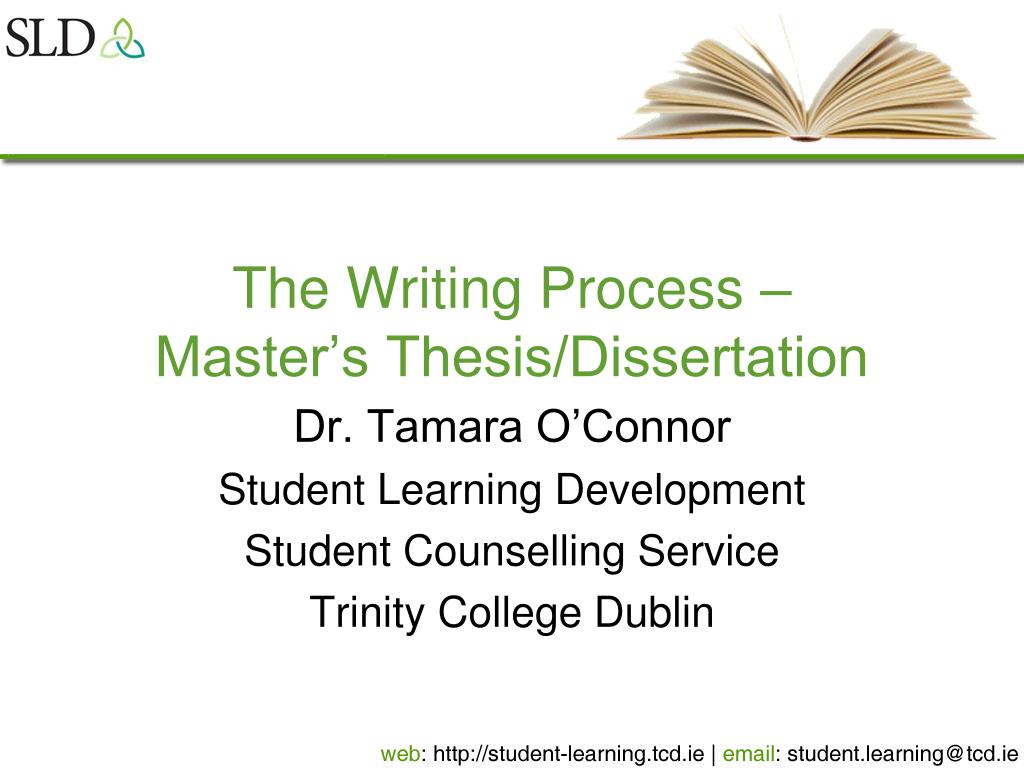 PPT - The Writing Process – Master’s Thesis/Dissertation PowerPoint ...