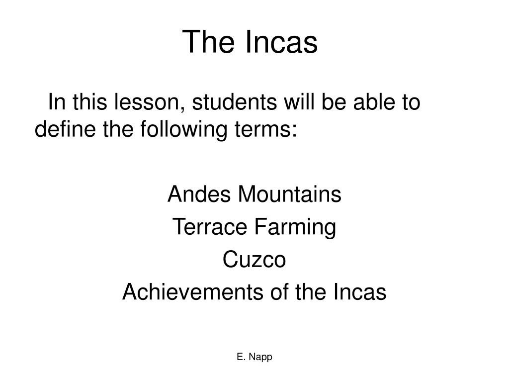 PPT - The Incas PowerPoint Presentation, free download - ID:3002741