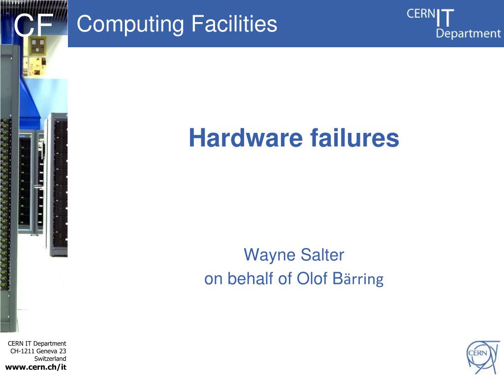 PPT - Hardware failures PowerPoint Presentation, free download - ID:3004006