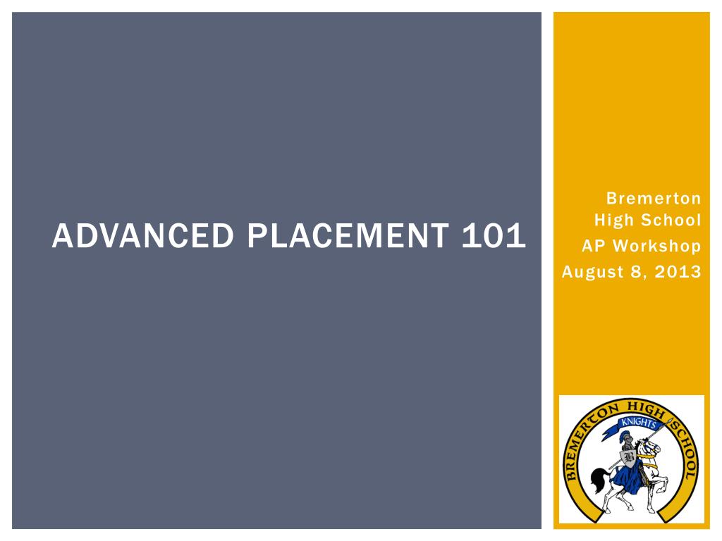 PPT - Advanced Placement 101 PowerPoint Presentation, free download ...