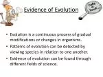 PPT - Evidence of evolution PowerPoint Presentation, free download - ID ...