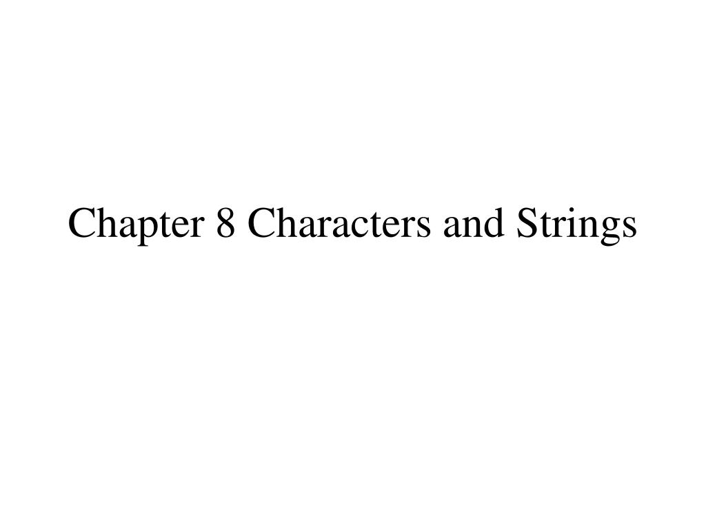 PPT - Understanding Characters and Strings in Java Programming PowerPoint Presentation - ID:3007886