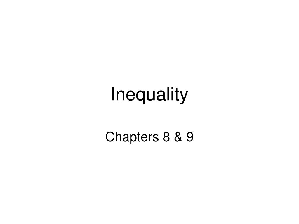 PPT - Inequality PowerPoint Presentation, free download - ID:3008098