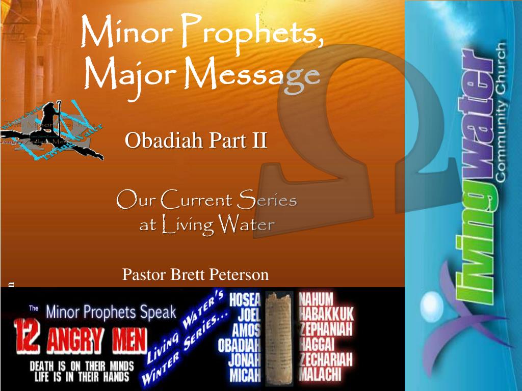 PPT - Minor Prophets, Major Message PowerPoint Presentation, free ...