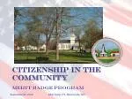 PPT - Citizenship in the Community Merit Badge PowerPoint Presentation ...