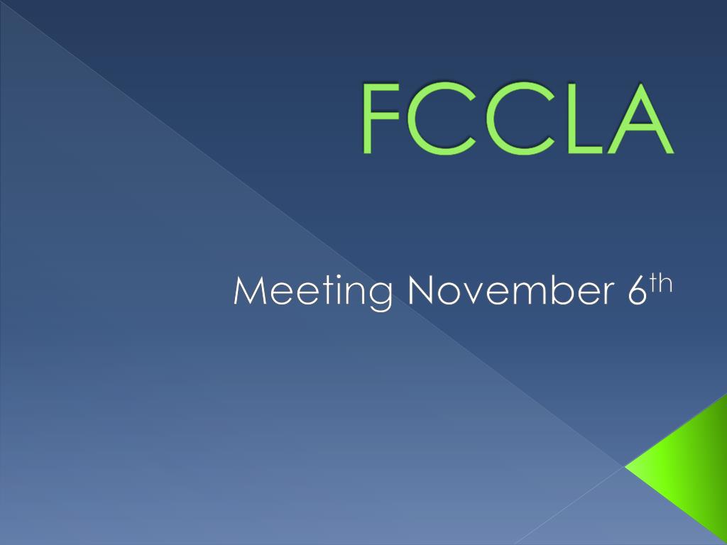 PPT - FCCLA PowerPoint Presentation, free download - ID:3011009