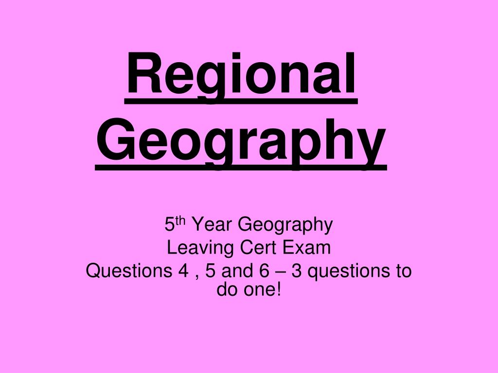PPT - Regional Geography PowerPoint Presentation, free download - ID ...