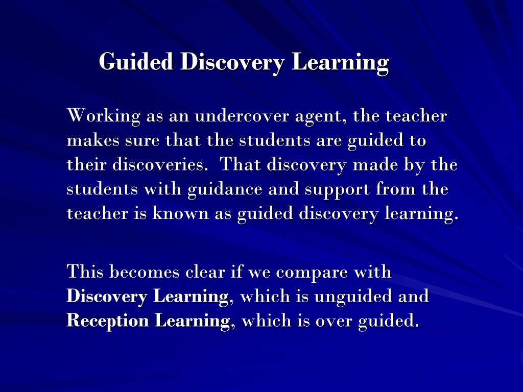 PPT - Guided Discovery Learning PowerPoint Presentation, free download ...