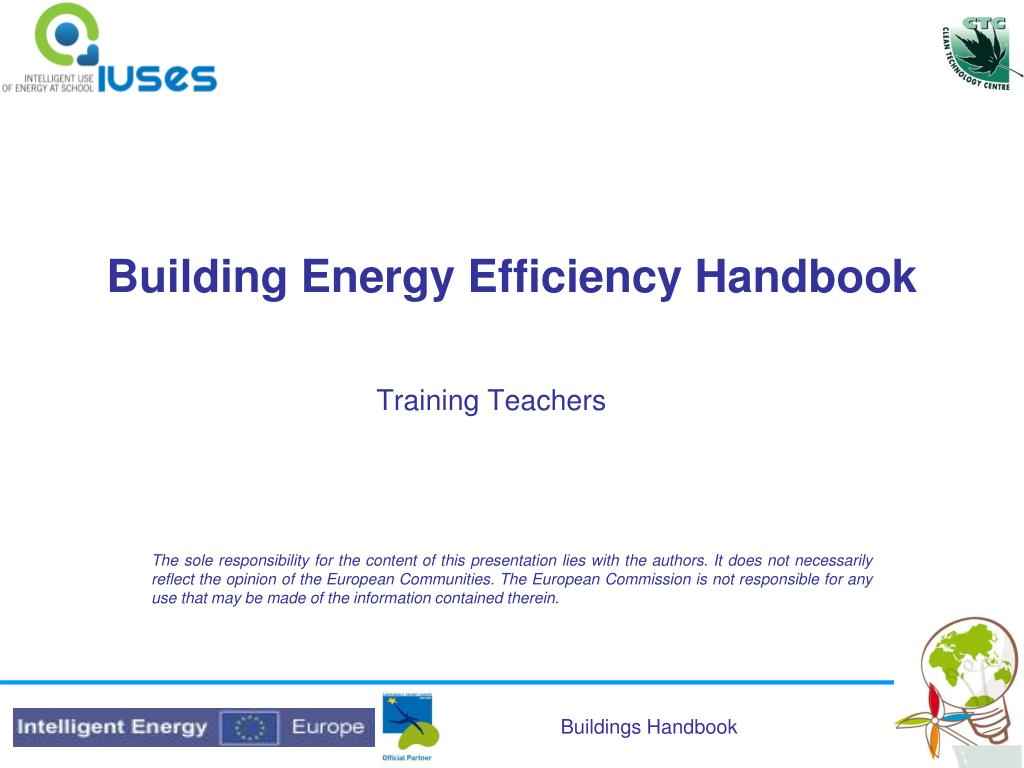 PPT - Building Energy Efficiency Handbook PowerPoint Presentation, free ...