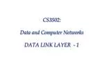 PPT - Computer Networks Data Link Layer PowerPoint Presentation, free ...