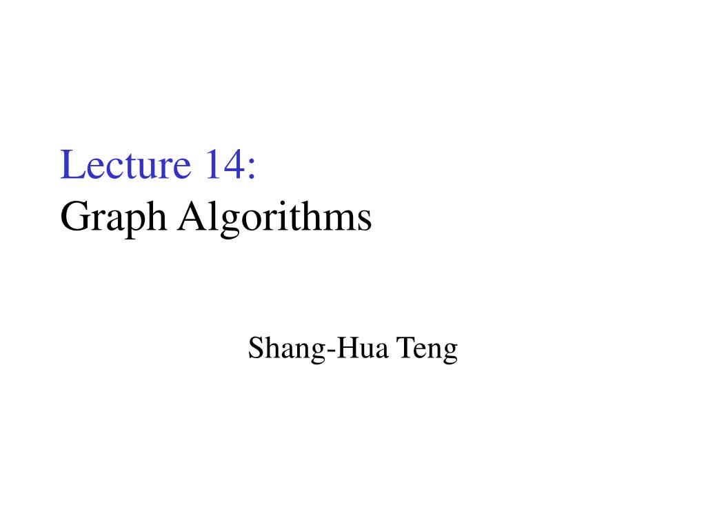 Ppt Understanding Graph Algorithms And Properties Powerpoint Presentation Id3012981