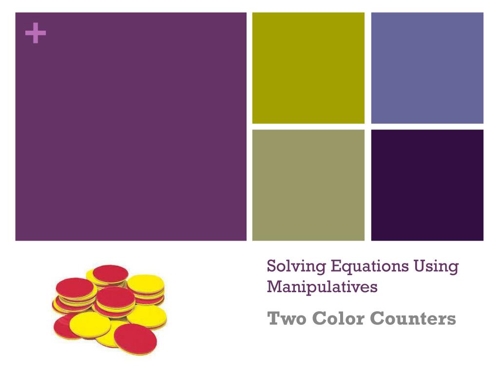 PPT - Solving Equations Using Manipulatives PowerPoint Presentation ...