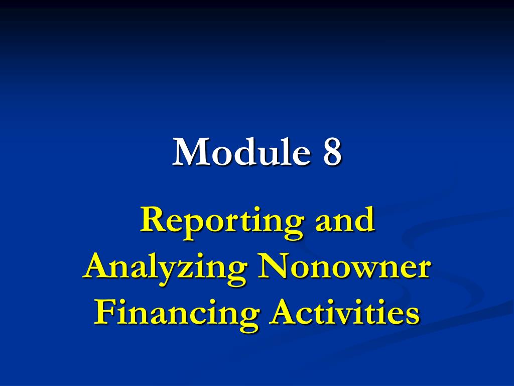 PPT - Module 8 PowerPoint Presentation, free download - ID:3013094