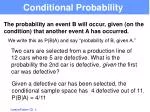 PPT - Conditional Probability PowerPoint Presentation, free download ...