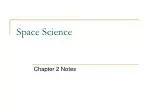 PPT - Introduction to Space Science PowerPoint Presentation, free ...