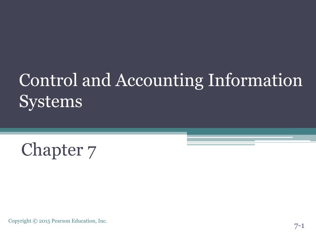 PPT - Control and Accounting Information Systems PowerPoint ...