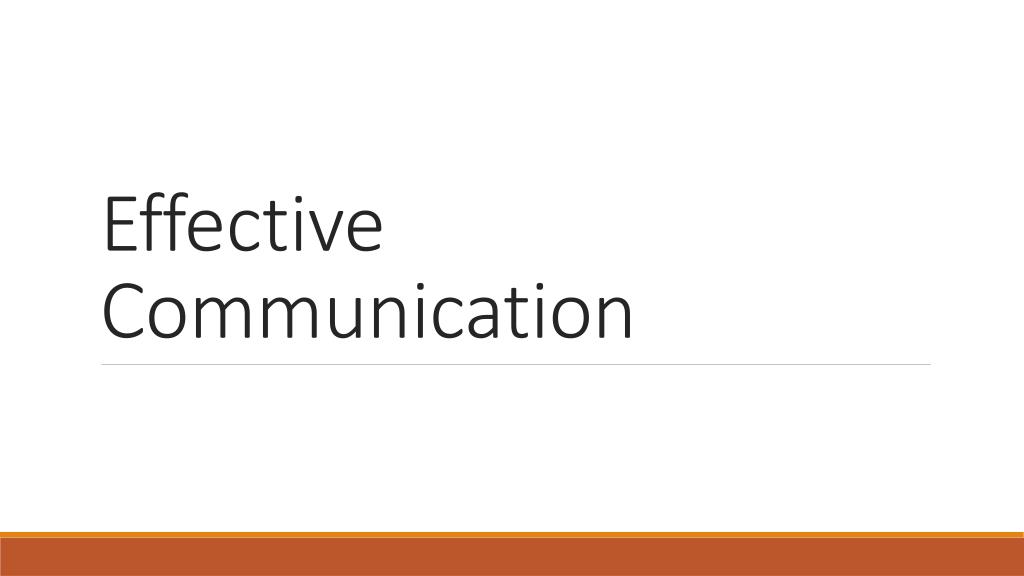 PPT - Effective Communication PowerPoint Presentation, free download ...