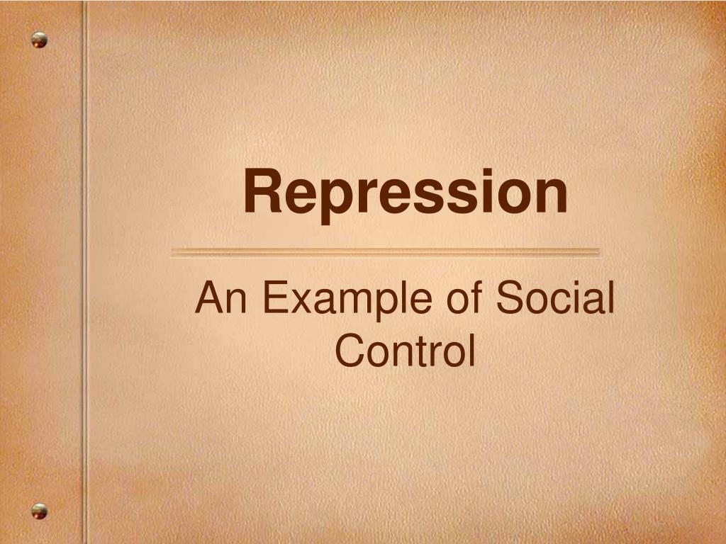 PPT - Repression PowerPoint Presentation, free download - ID:3021147