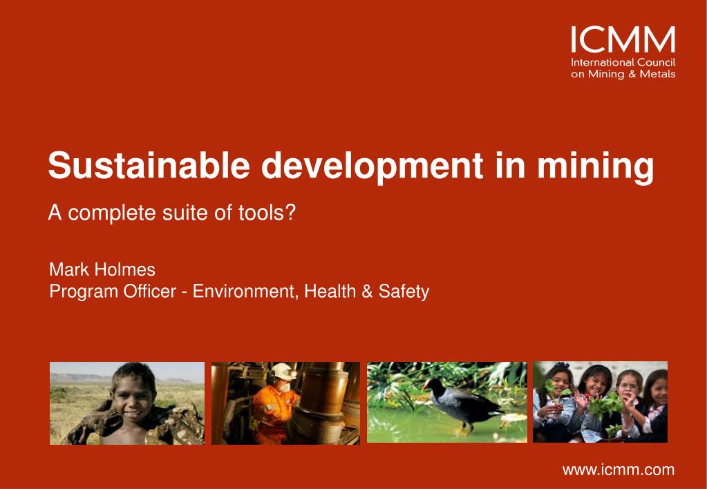 PPT - Sustainable development in mining PowerPoint Presentation, free ...