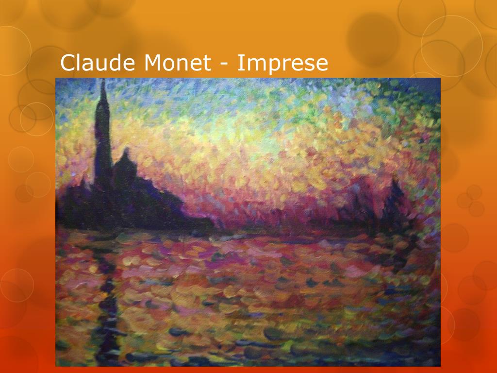 PPT - Claude Monet - Imprese PowerPoint Presentation, free download - ID:3022929