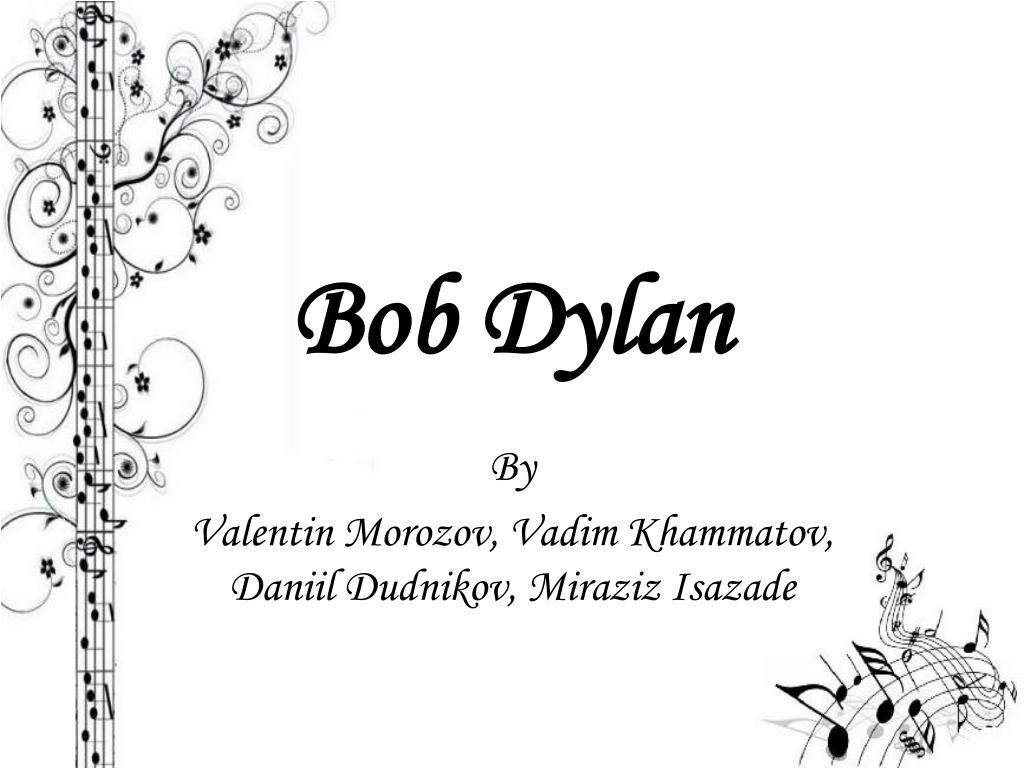 PPT - Bob Dylan PowerPoint Presentation, free download - ID:3023333