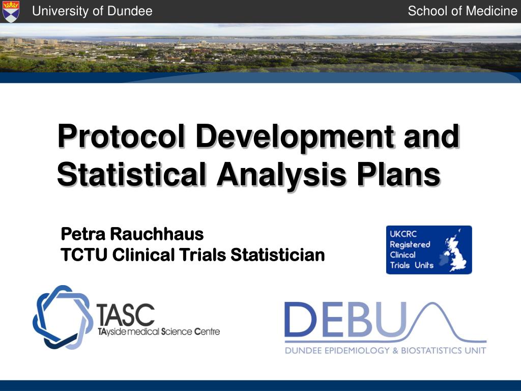 PPT - Protocol Development and Statistical Analysis Plans PowerPoint ...