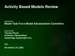 PPT - Activity-Based Models PowerPoint Presentation, free download - ID ...