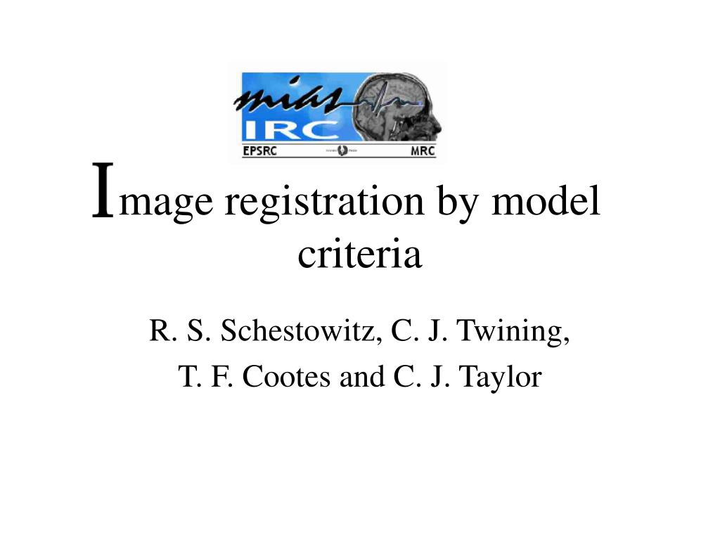 PPT - mage registration by model criteria PowerPoint Presentation, free ...