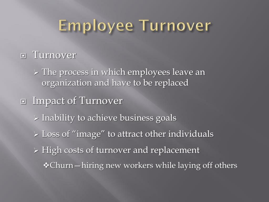 PPT - Employee Turnover PowerPoint Presentation, free download - ID:3025979