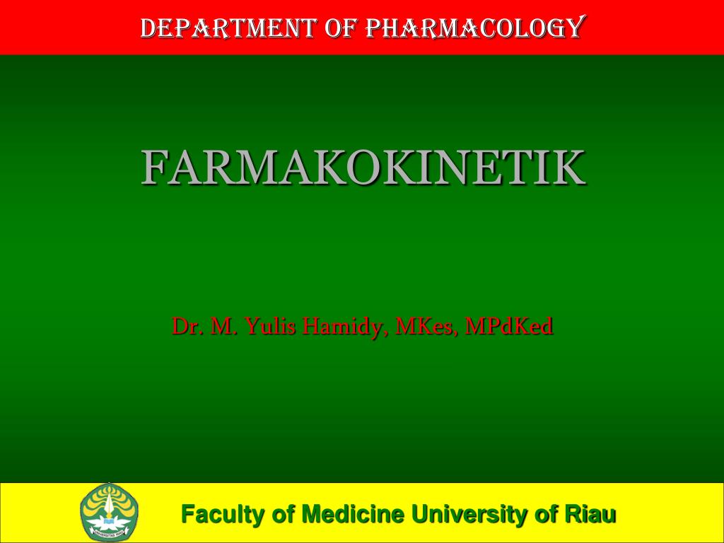 PPT - FARMAKOKINETIK PowerPoint Presentation, free download - ID:3027126