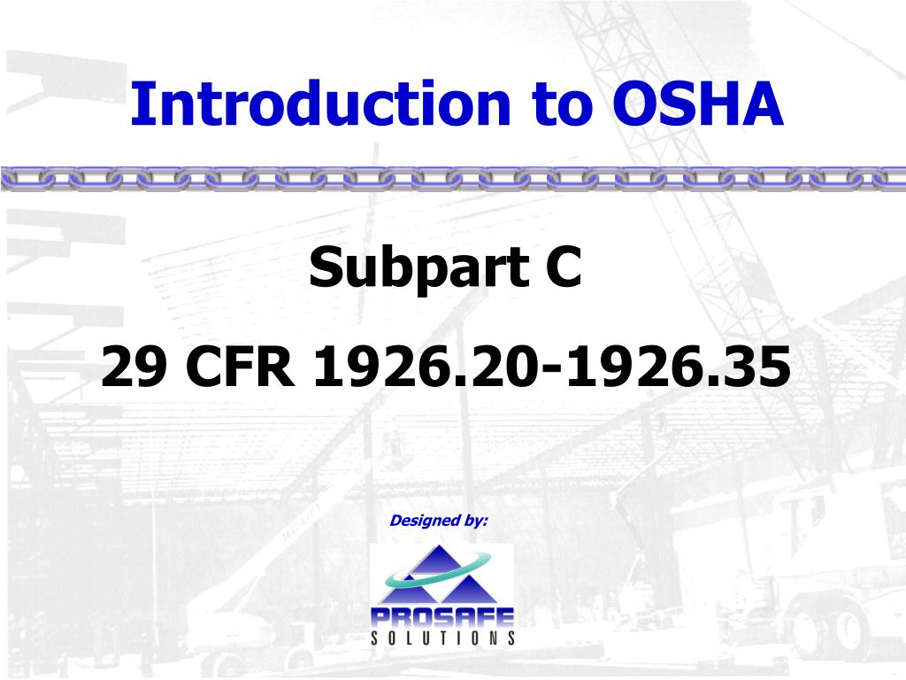 PPT - Introduction to OSHA PowerPoint Presentation, free download - ID ...