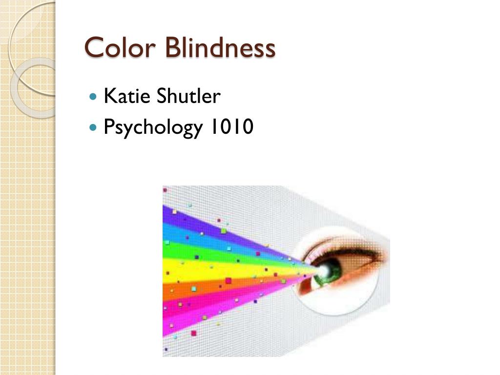 PPT - Color Blindness PowerPoint Presentation, free download - ID:3028883