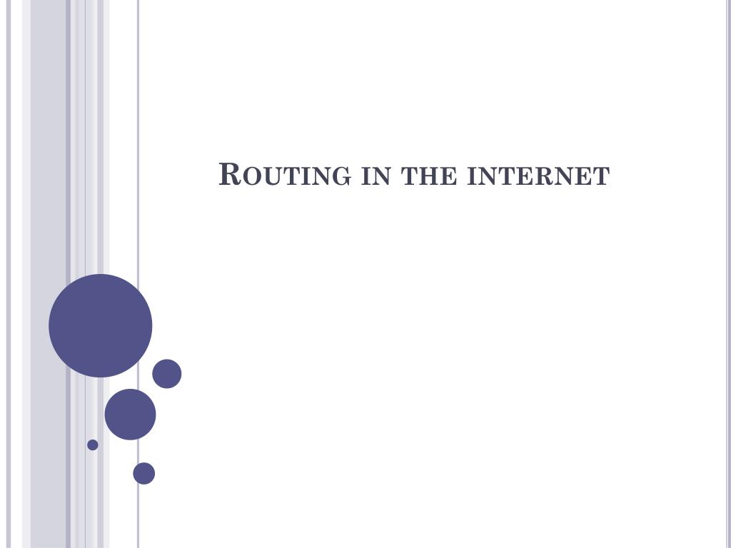 PPT - Routing in the internet PowerPoint Presentation, free download ...