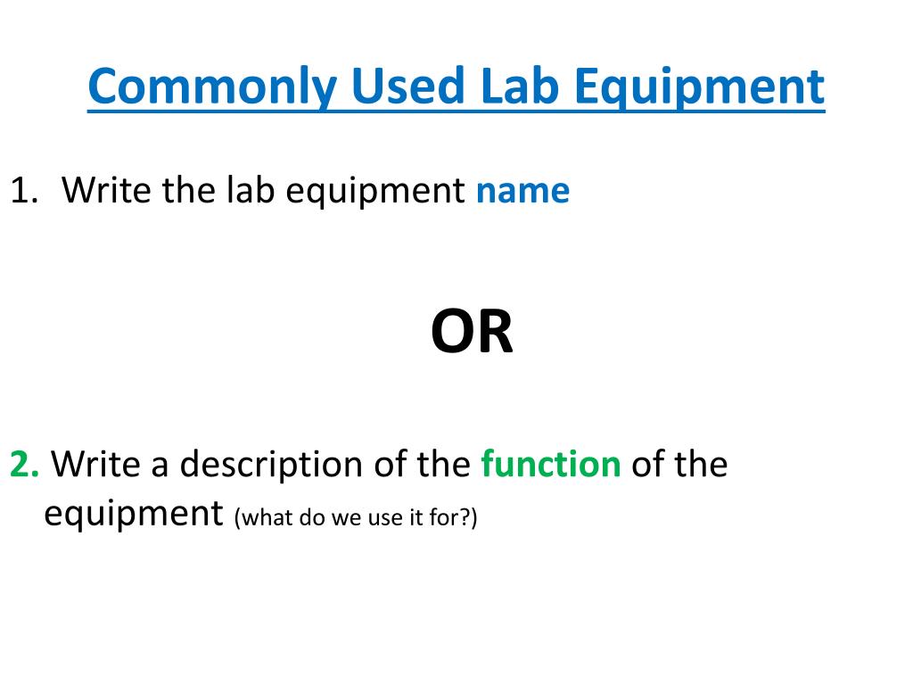 PPT - Commonly Used Lab Equipment PowerPoint Presentation, free ...
