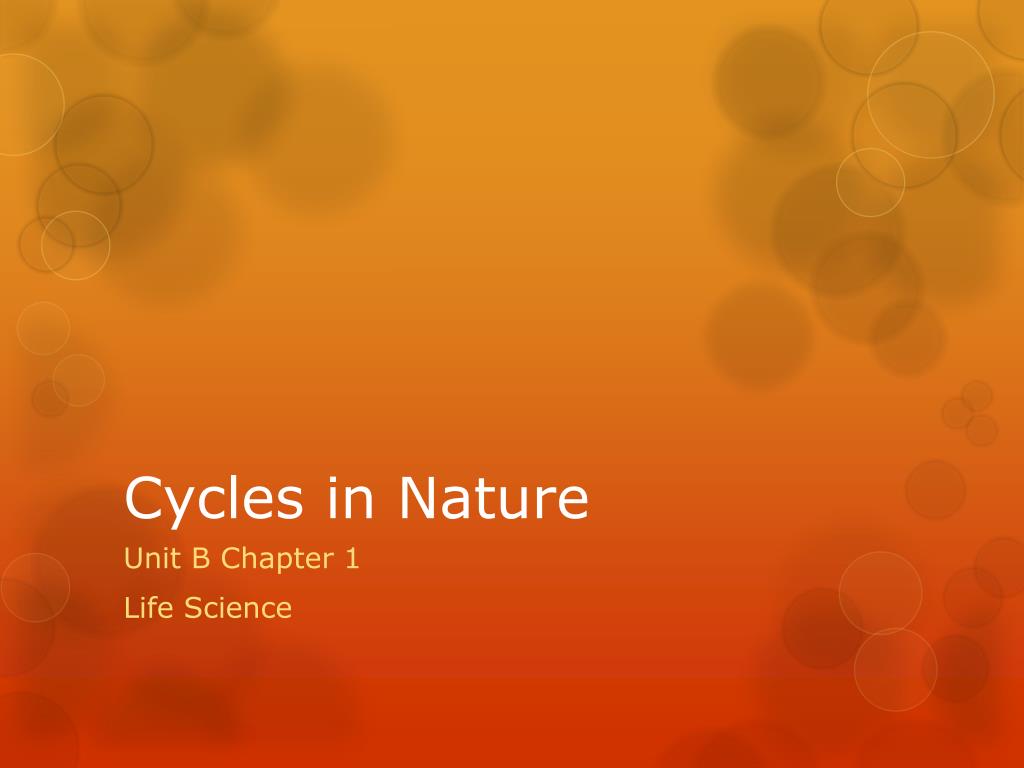 PPT - Cycles in Nature PowerPoint Presentation, free download - ID:3029766