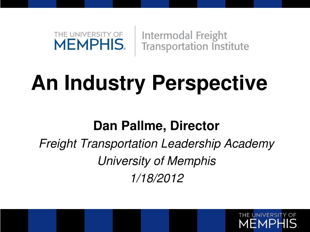 PPT - An Industry Perspective PowerPoint Presentation, free download ...