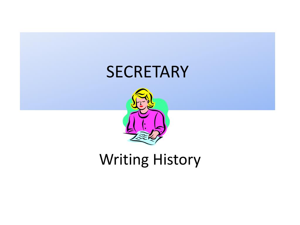 PPT - SECRETARY PowerPoint Presentation, free download - ID:3030406