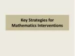 PPT - Strategies for Mathematics Intervention PowerPoint Presentation ...
