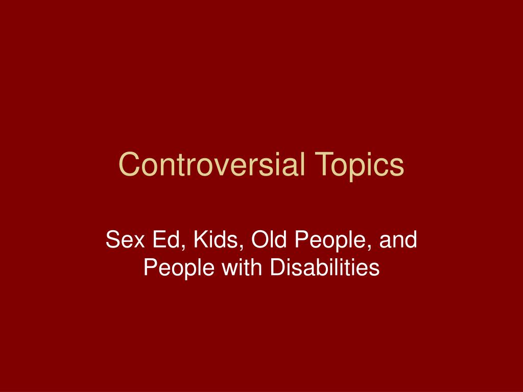 PPT - Controversial Topics PowerPoint Presentation, free download - ID ...