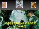 PPT - OPERATIONS ORDER (OPORD) PowerPoint Presentation, free download ...