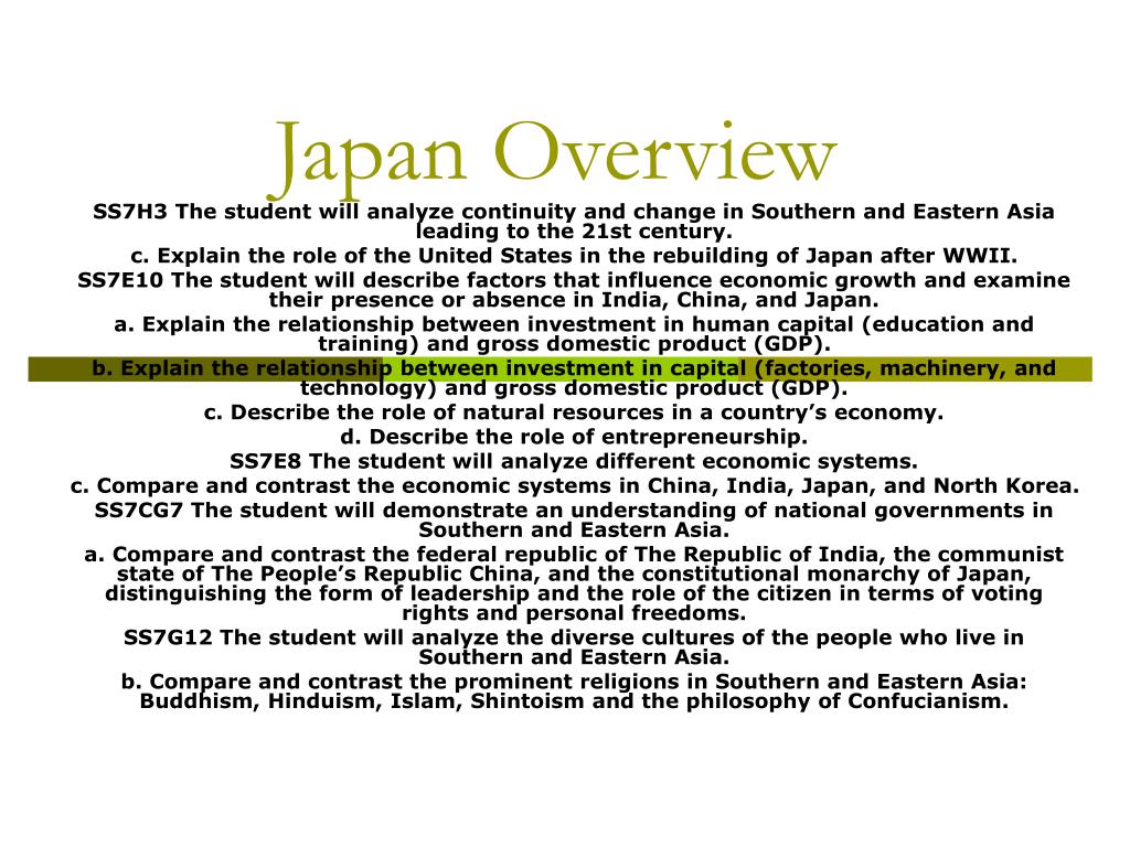 PPT - Japan Overview PowerPoint Presentation, free download - ID:3034188